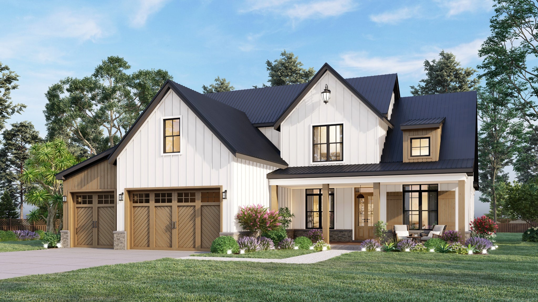Strawberry Gardens | Modern Farmhouse | Small House Plan ...