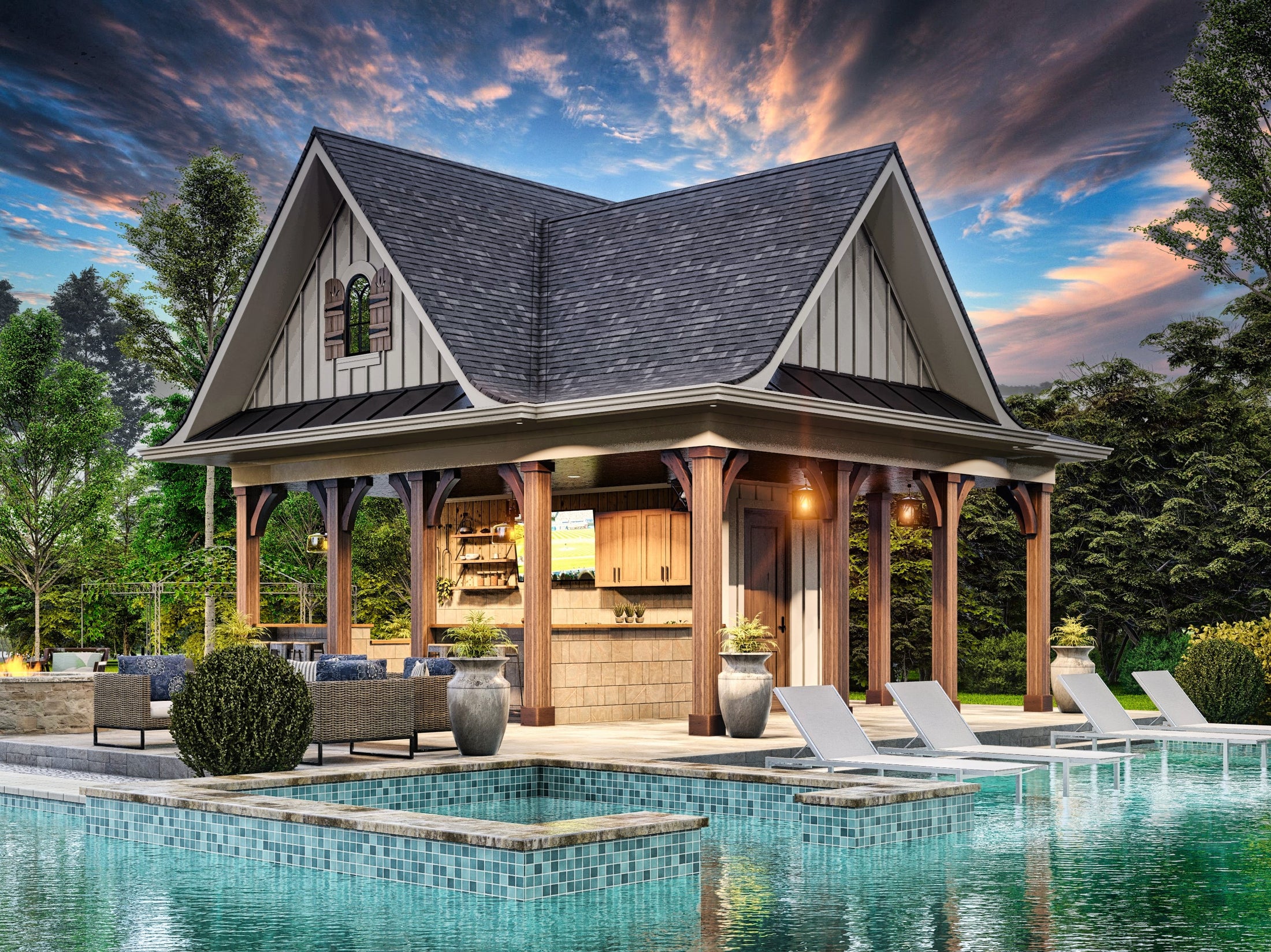 Tranquility Pool Cabana – garrellassociates